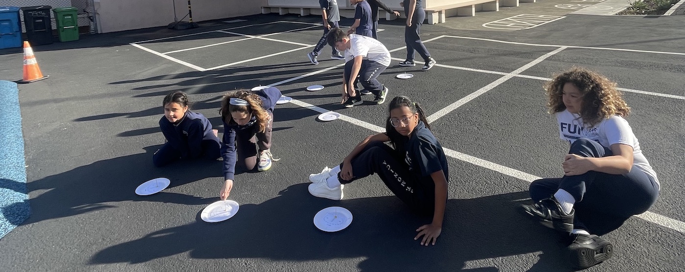 5th Grade Science and Shadows - St. Monica School